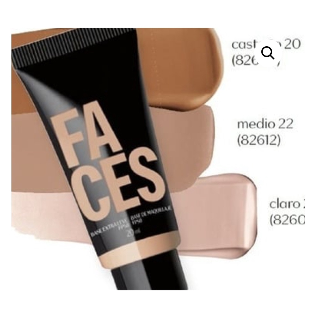 Base Líquida Checkmatte FPS8 Faces - 20ml cor clara | Shopee Brasil