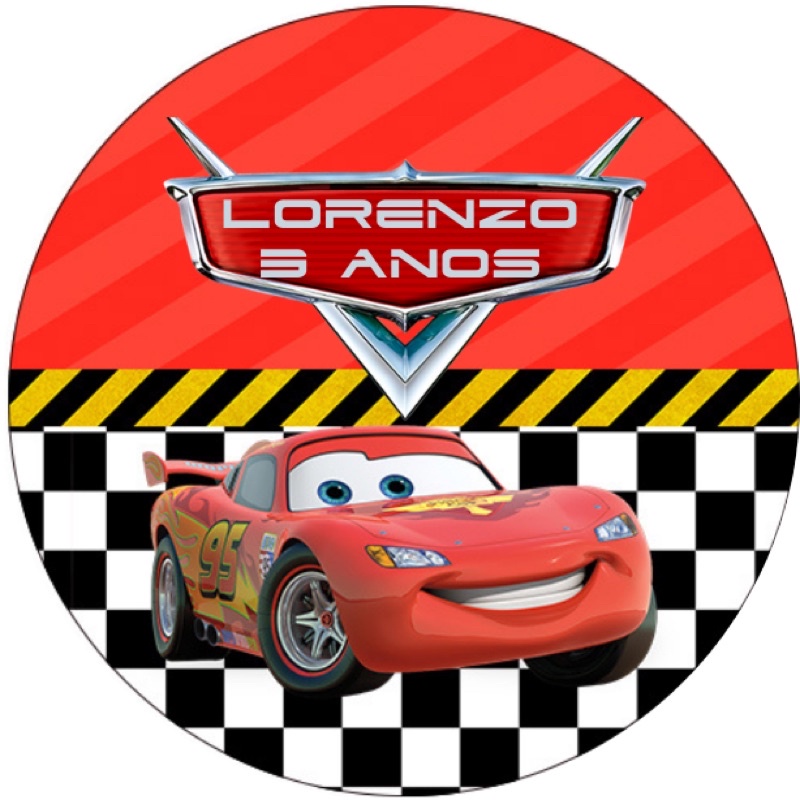 Rótulos adesivos relâmpago macqueen ou carros | Shopee Brasil