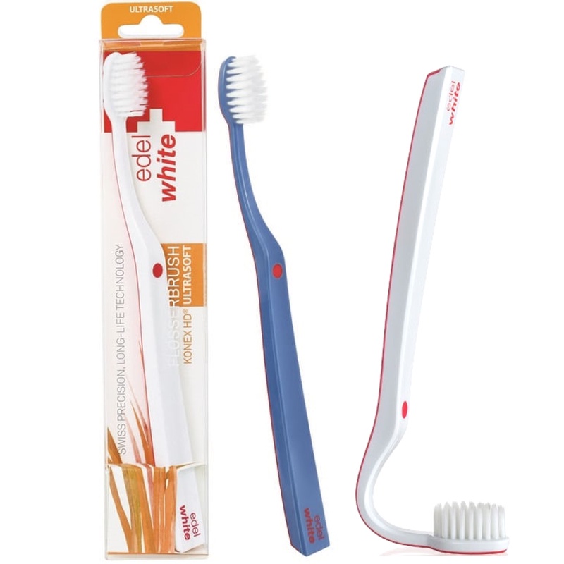 Escova De Dentes Flexível Ultrasoft Flosserbrush Edel White | Shopee Brasil