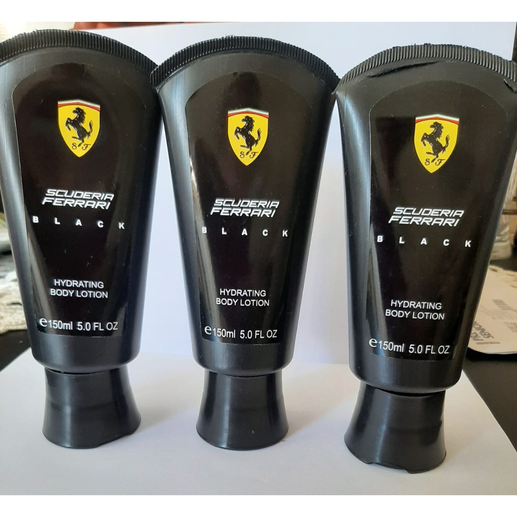 kit 3 creme hidratante ferrari black 150ml | Shopee Brasil