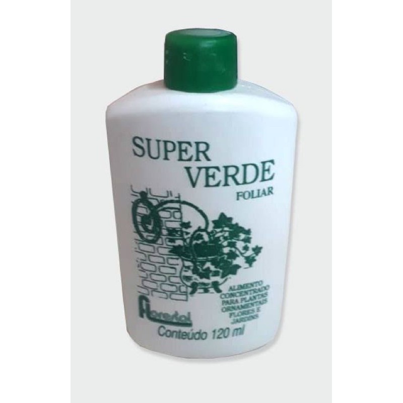 Fertilizante Líquido ,super verde foliar 120ml | Shopee Brasil
