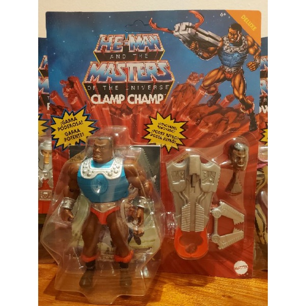 Boneco CLAMP CHAMP Masters of the universe origins MOTU Mattel | Shopee ...