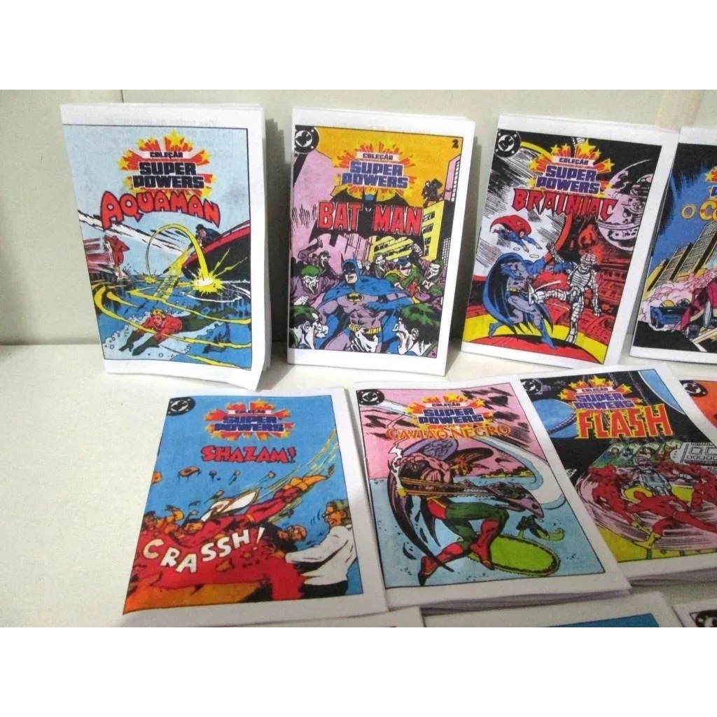 Coleção Completa Mini Gibis Super Powers Estrela Fac-simile | Shopee Brasil