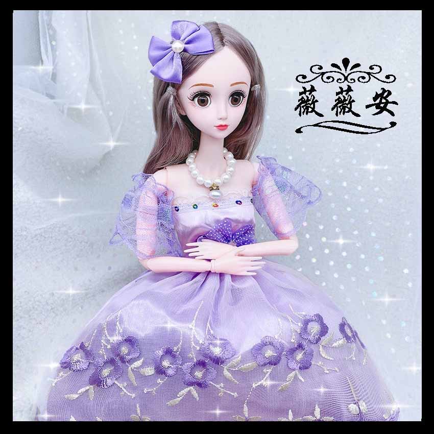Boneca BJD Articulada 55cm Brinquedos Princesa Menina Ball Jointed Doll ...