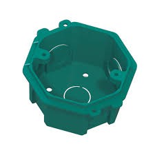 Caixa de Luz Octogonal 3x3 PVC Verde - Kit 10 Unidades | Shopee Brasil
