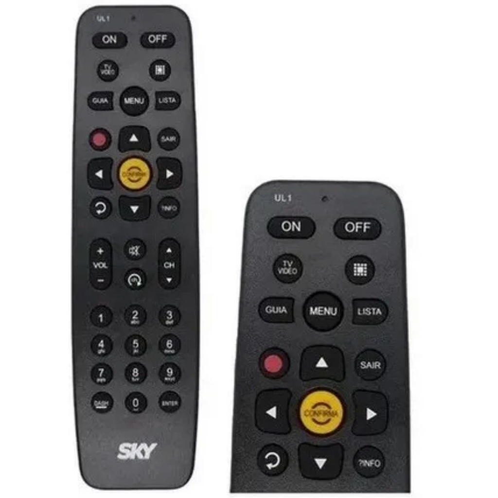 KIT 2 Controle sky Remoto Sky Hd Hdtv Zapper Original E Novo LACRADO ...