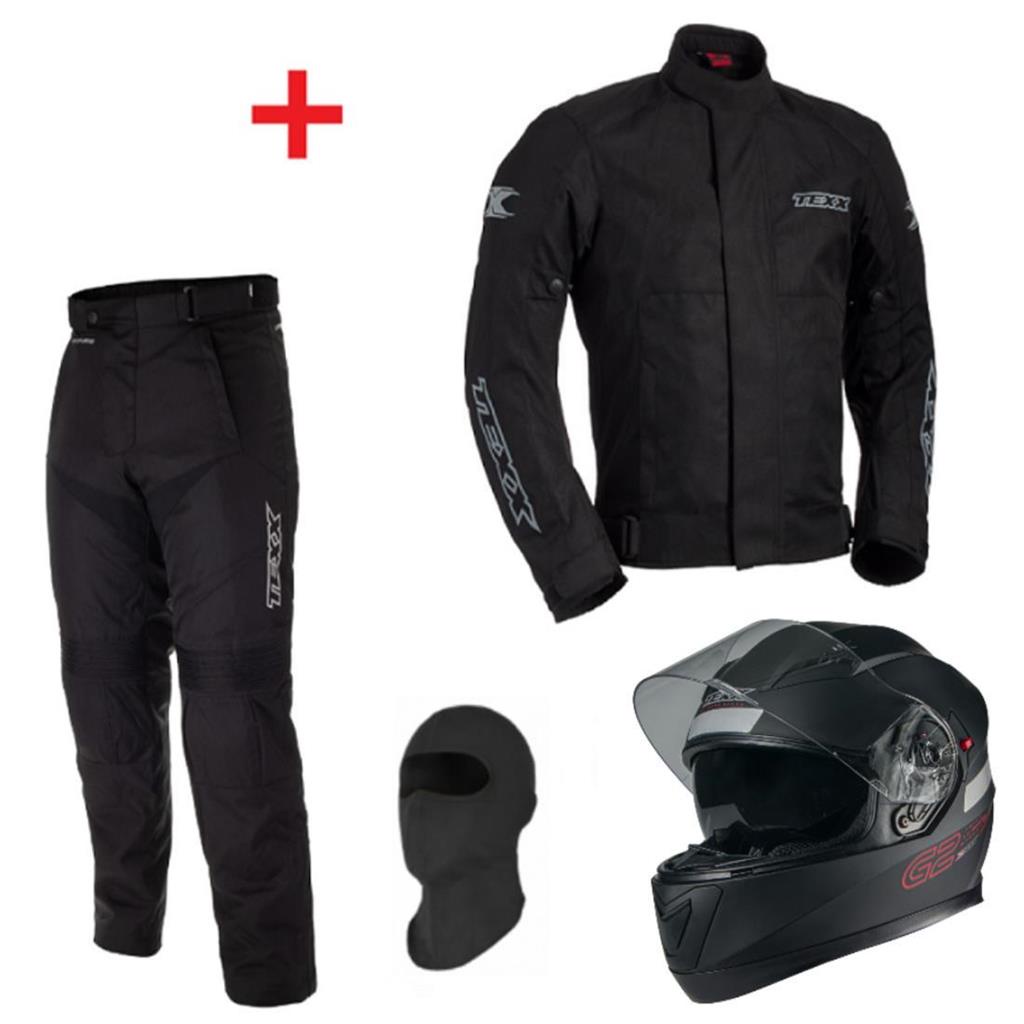 Conjunto Texx Impermeavel Moto Jaqueta Calca Toca e Capacete | Shopee ...