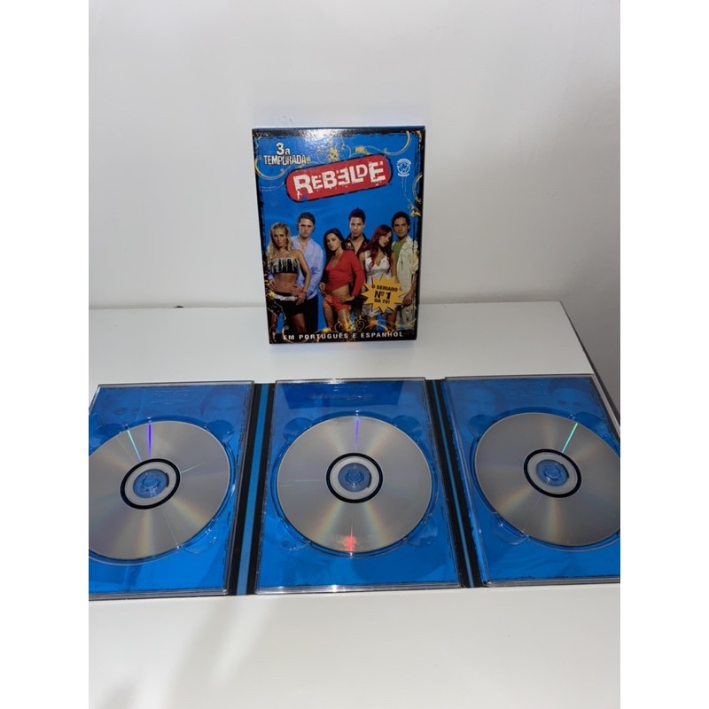 RBD Rebelde DVD 3ª temporada leia | Shopee Brasil
