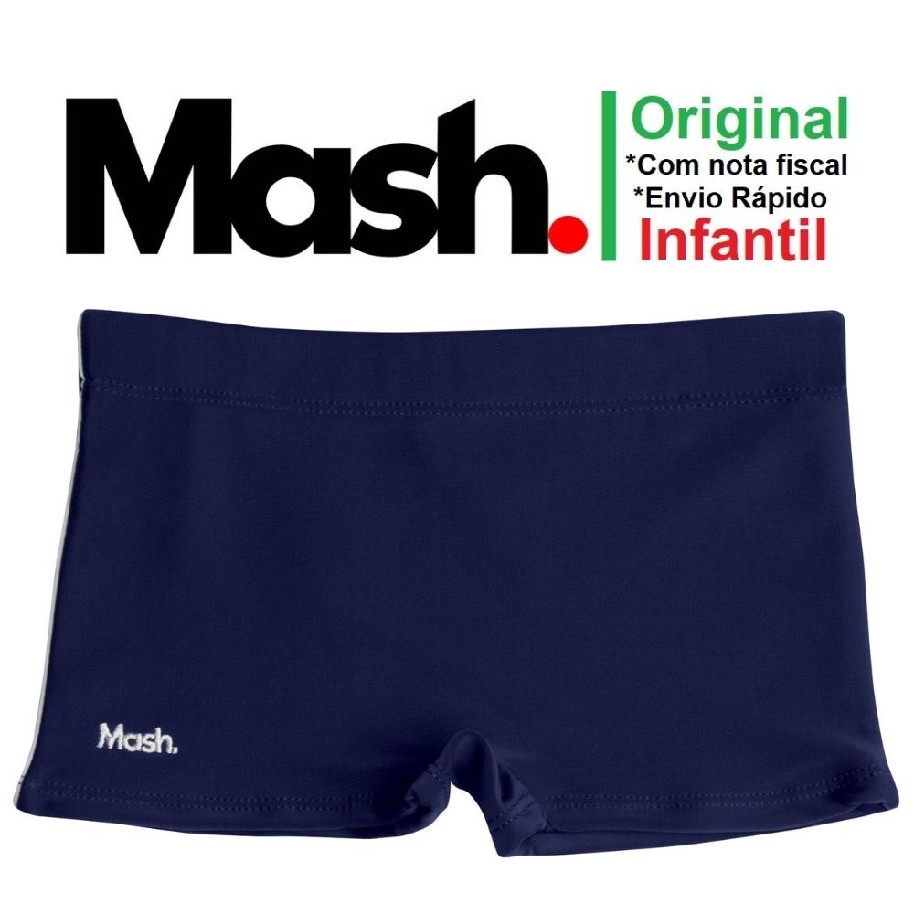 Sunga Mash Kids Infantil Boxer Box Original Moda Praia Piscina Verao ...