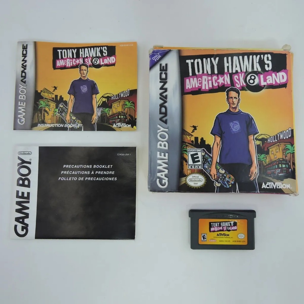 Tony Hawk's American Sk8land Original Completo Gba Game Boy Advance ...