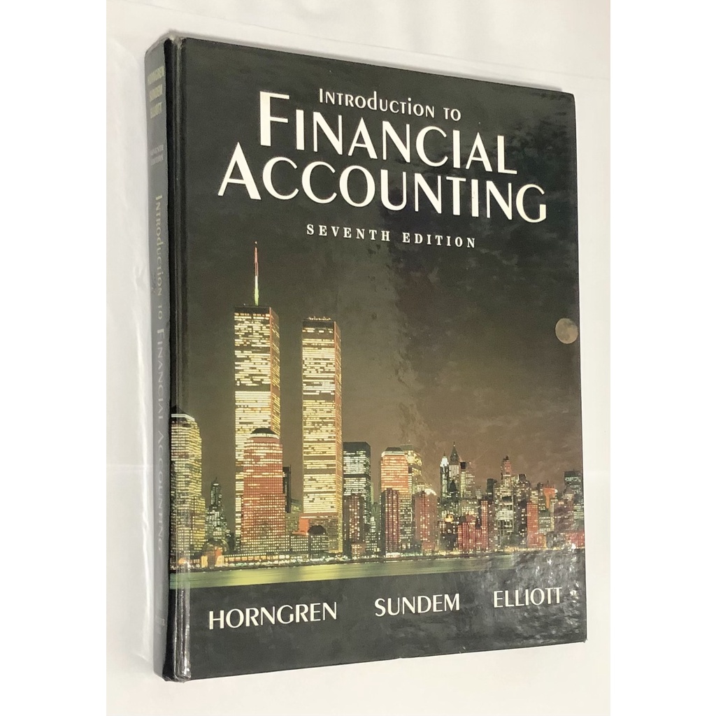 Livro Introduction to Financial Accounting (7th Edition) | Shopee Brasil