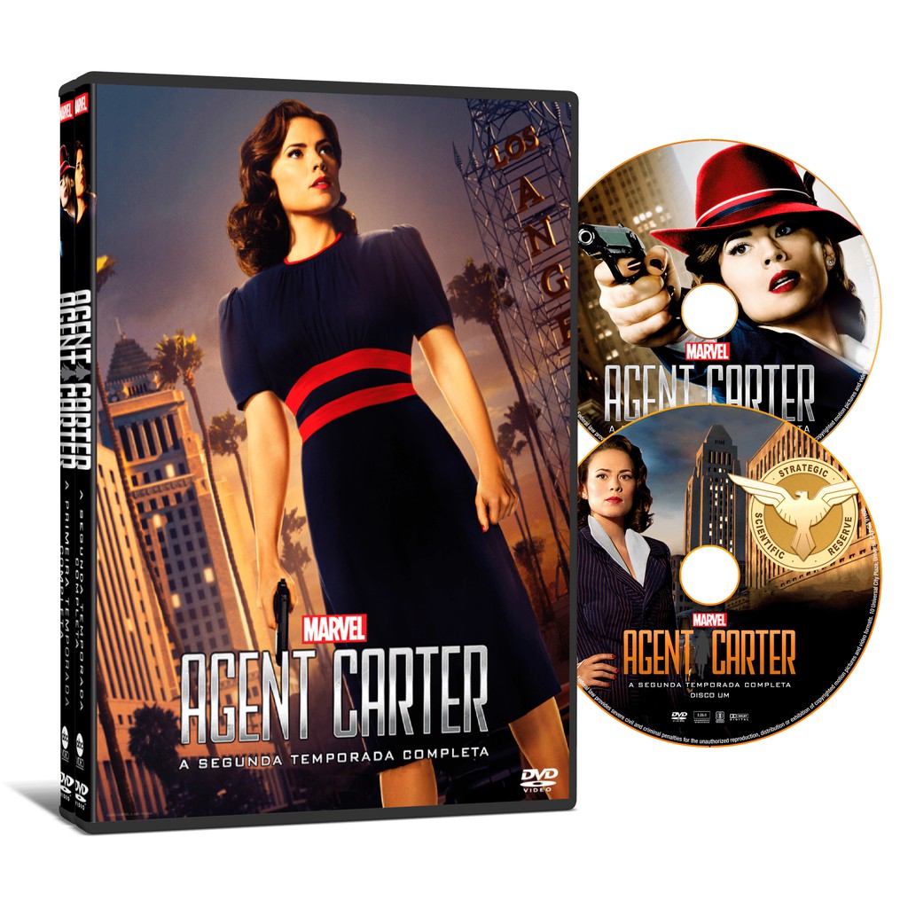 Dvd Agente Carter 1ª e 2ª Temporada Completa | Shopee Brasil