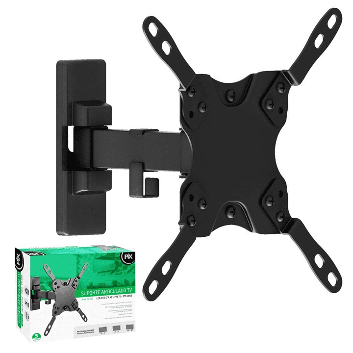 Suporte Fixo Para TV de 13 a 42 Polegadas Suporta Até 20KG PX02 ...