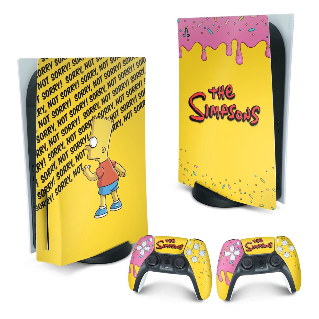 Skin PS5 Playstation 5 Adesivo - The Simpsons | Shopee Brasil