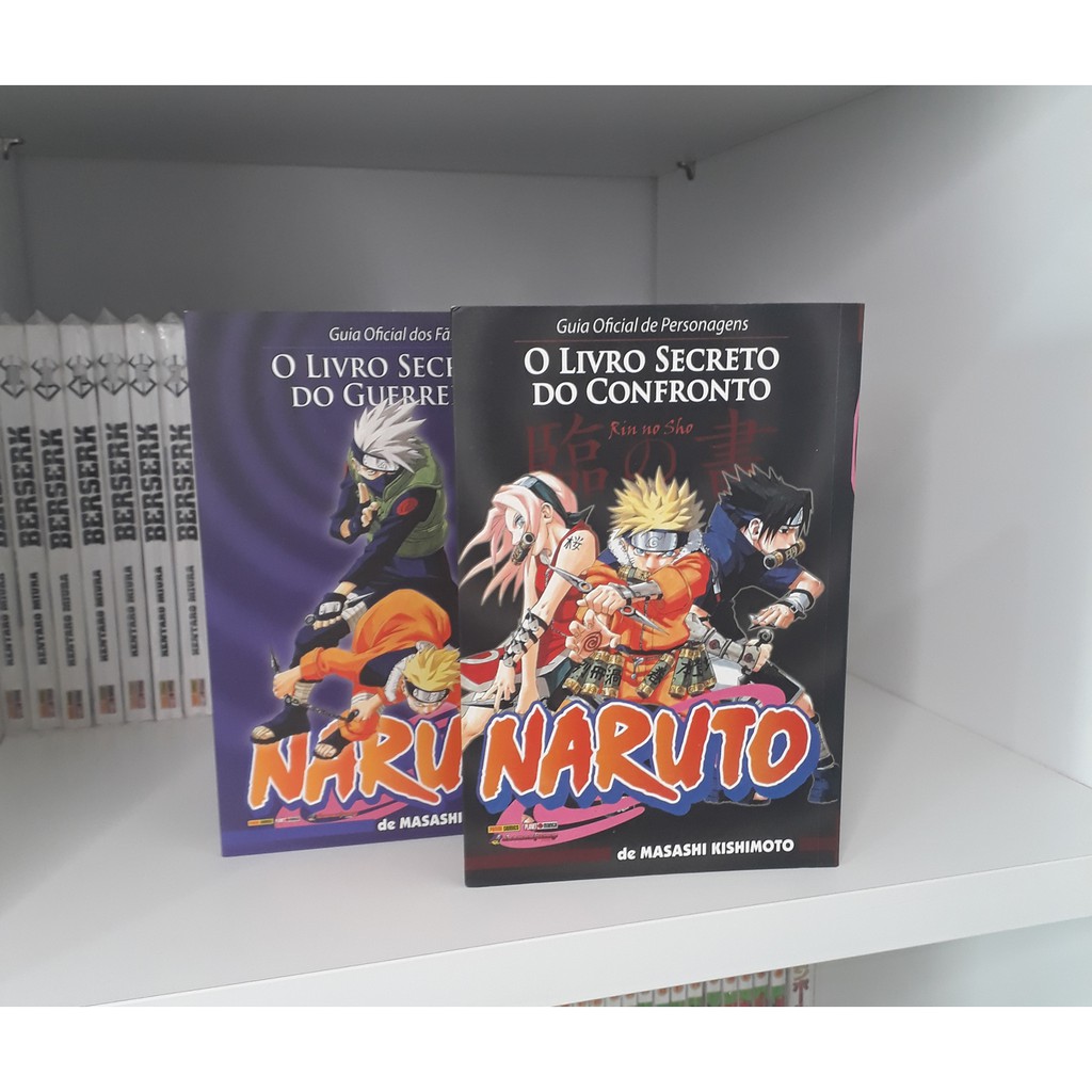 Naruto - O Livro Secreto Do Confronto e O Livro Secreto Do Guerreiro (2 GUIAS) (VALOR UNITÁRIO ...