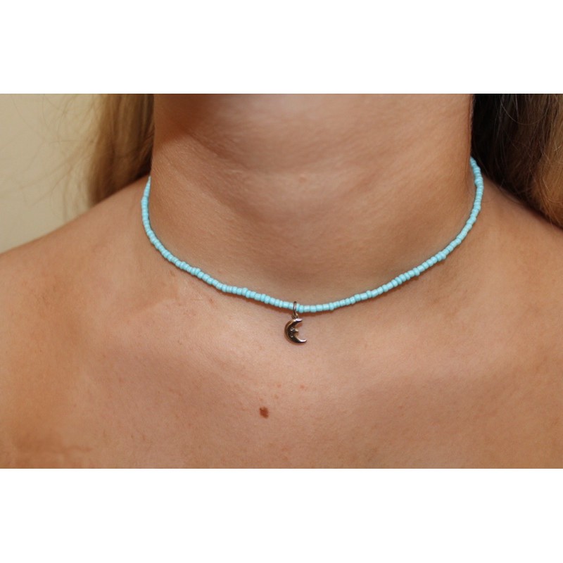 Choker Moon ( Colar de Lua ) | Shopee Brasil