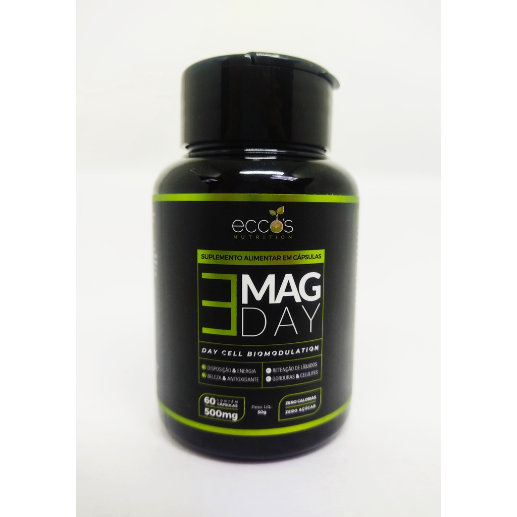 Tri Mag Day - Suplemento Biomodelador 60caps Eccos | Shopee Brasil