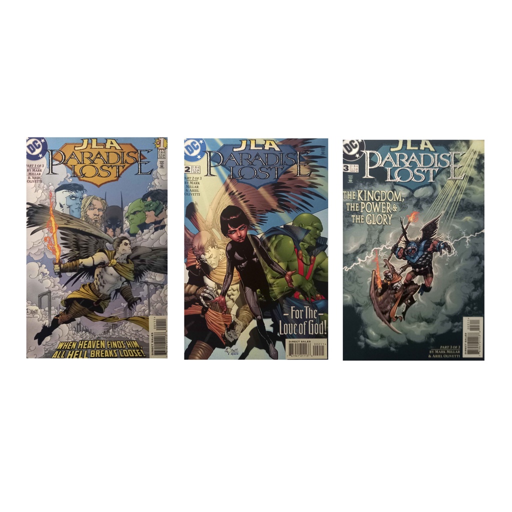 HQ DC Justice League America JLA Paradise Lost 1 a 3 completa importada ...