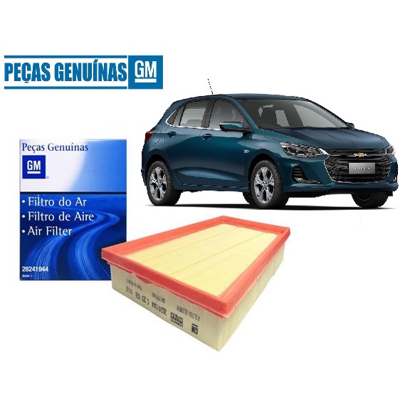 Filtro Ar Motor Onix Turbo ou Aspirado 2020-2022 26241944 | Shopee Brasil