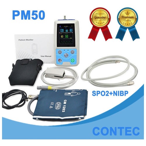 Mapa Pressão Arterial Monitor De Paciente Pni Pm50 Contec | Shopee Brasil