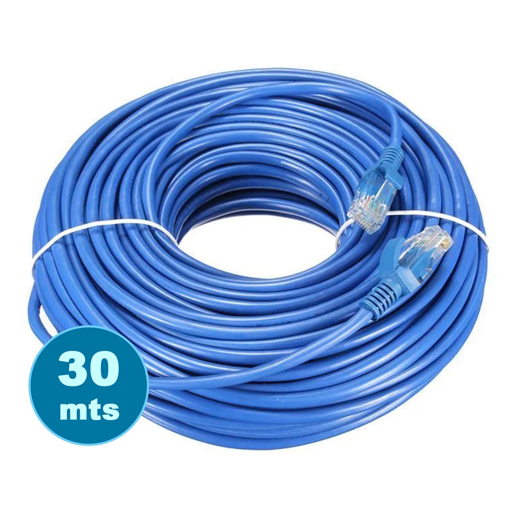 Cabo Fio Internet Rede 30 Metros C/conector Nas Pontas Rj45 | Shopee Brasil