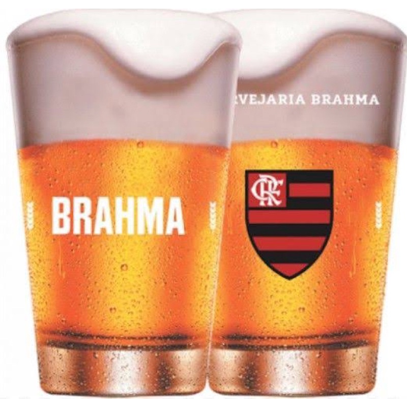 Copo Caldereta Brahma 350ml Flamengo | Shopee Brasil