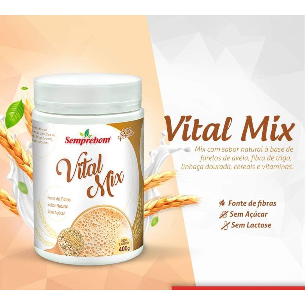 VITAL MIX - 400 GRAMAS | Shopee Brasil