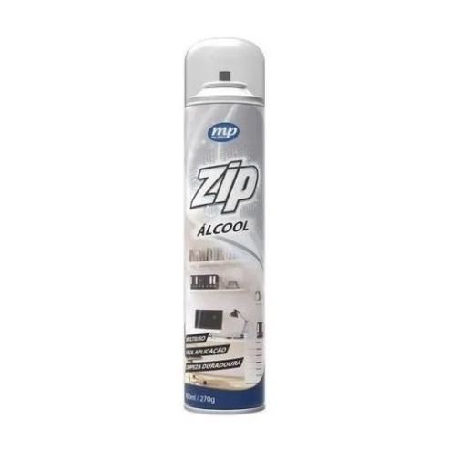 Zip Clean multiuso Alcool Aerosol 400ml/270g | Shopee Brasil