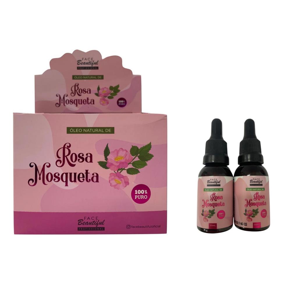 Box Rosa Mosqueta Face Beautiful 100% Pura Antiestrias e Clareamento da ...