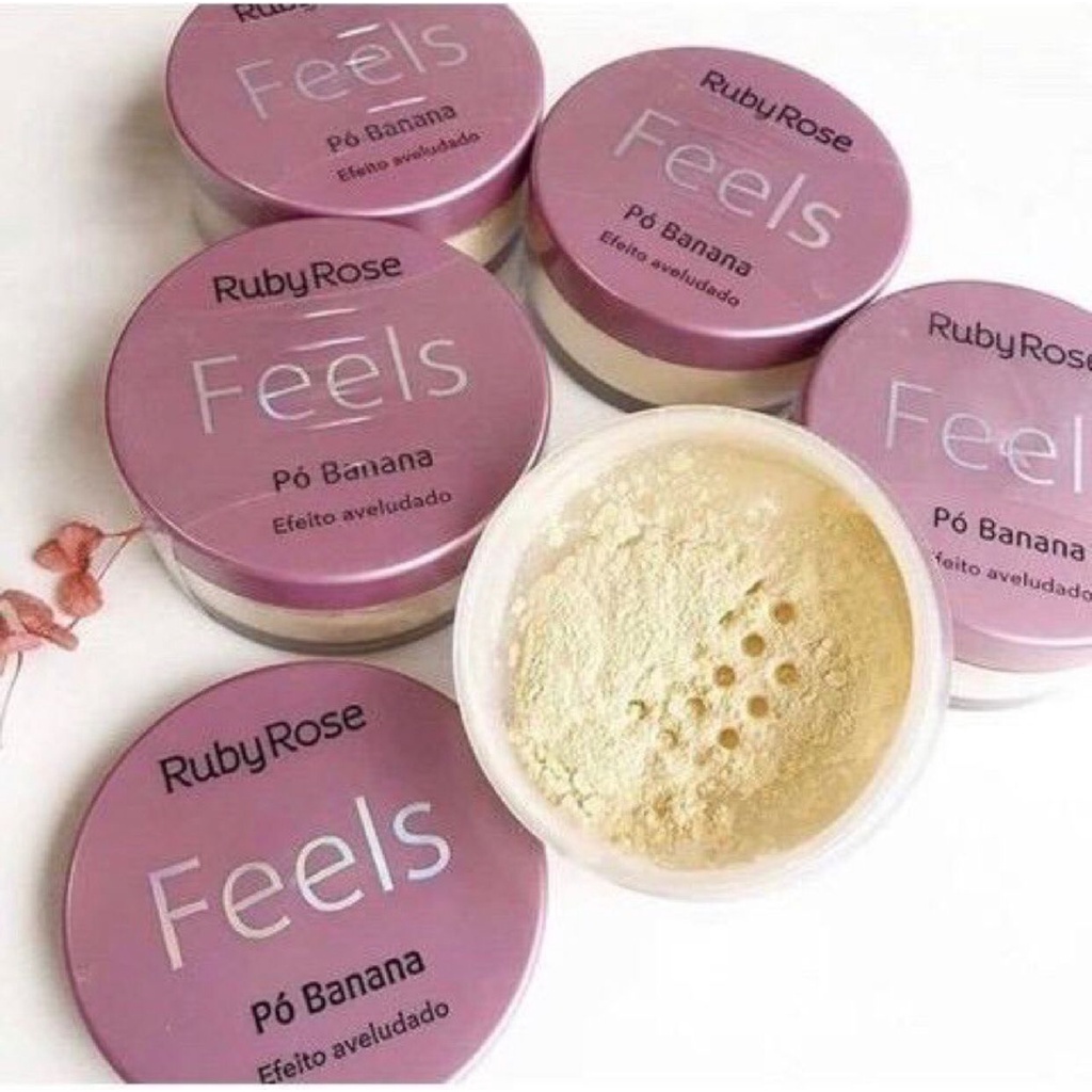 PÓ BANANA RUBY ROSE EFEITO AVELUDADO FEELS | Shopee Brasil