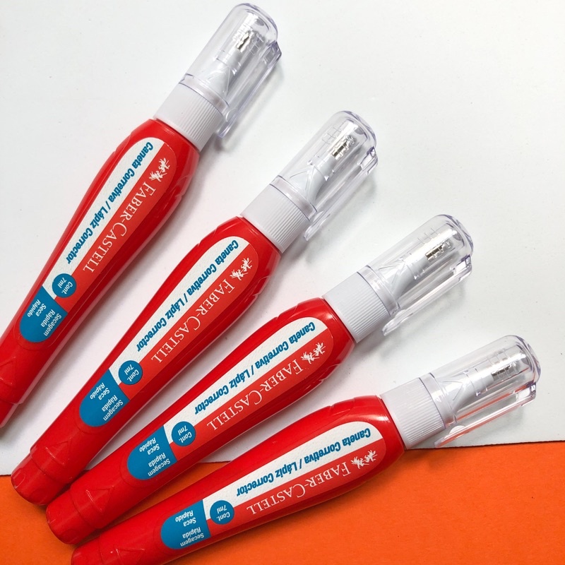 Corretivo caneta líquido Faber Castell | Shopee Brasil
