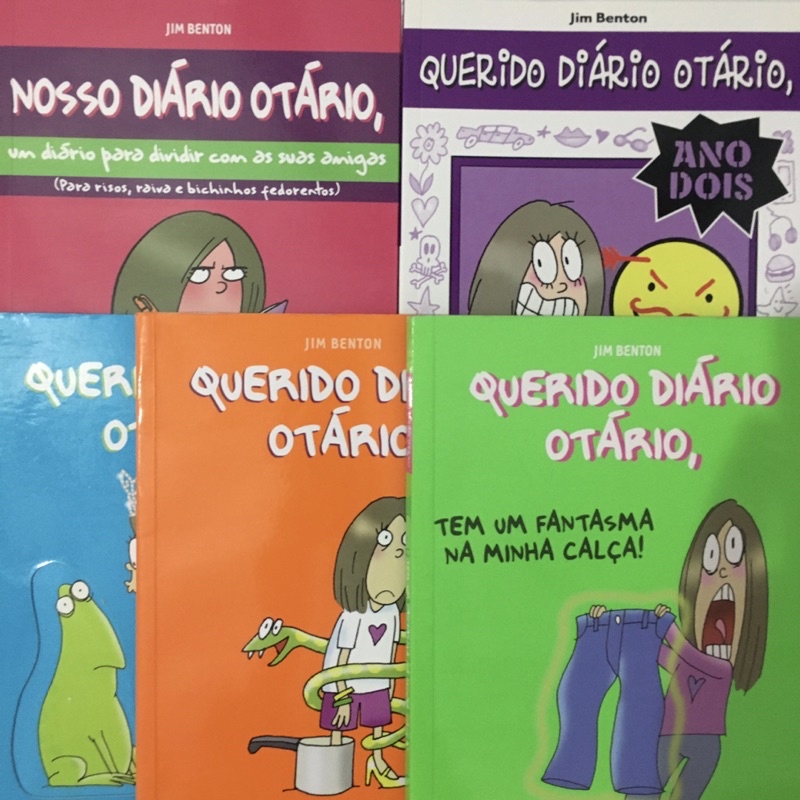Querido Diário Otário - Jim Benton (2, 3, 4, Nosso Diário e Ano Dois) | Shopee Brasil