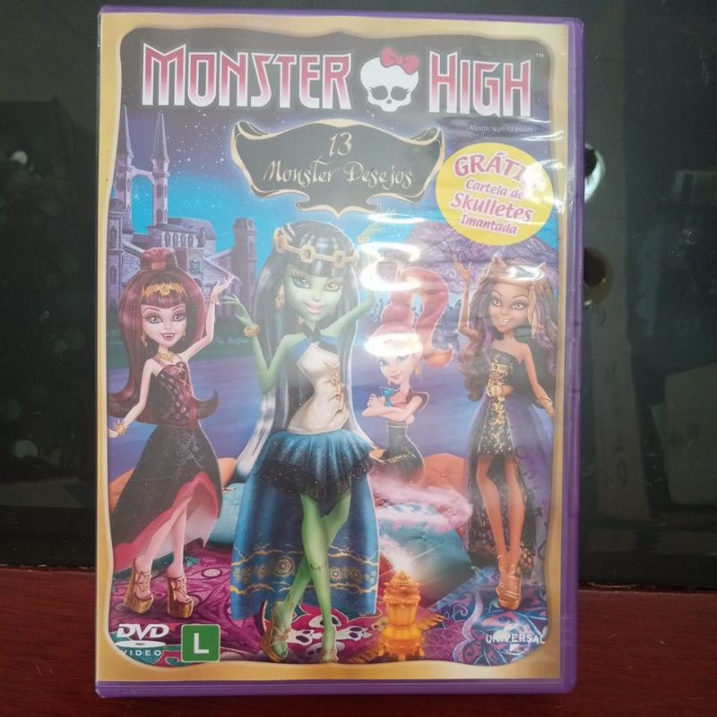 CD PARA DVD MONSTER HIGH ORIGINAL | Shopee Brasil