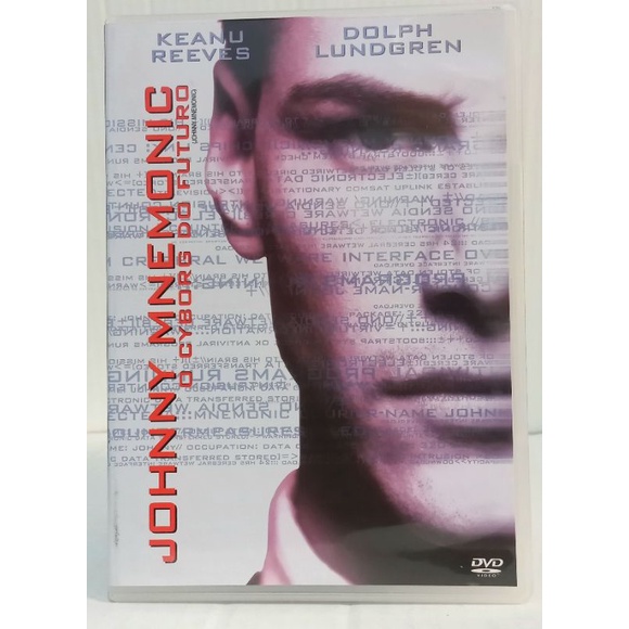 Dvd Johnny Mnemonic - O Cyborg do Futuro - Keanu Reeves - Box Slim ...