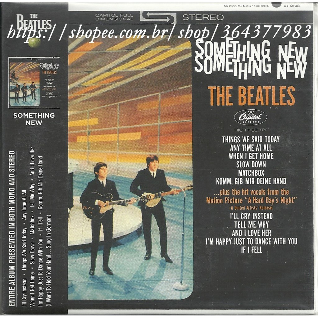 CD The Beatles - Something New | Shopee Brasil