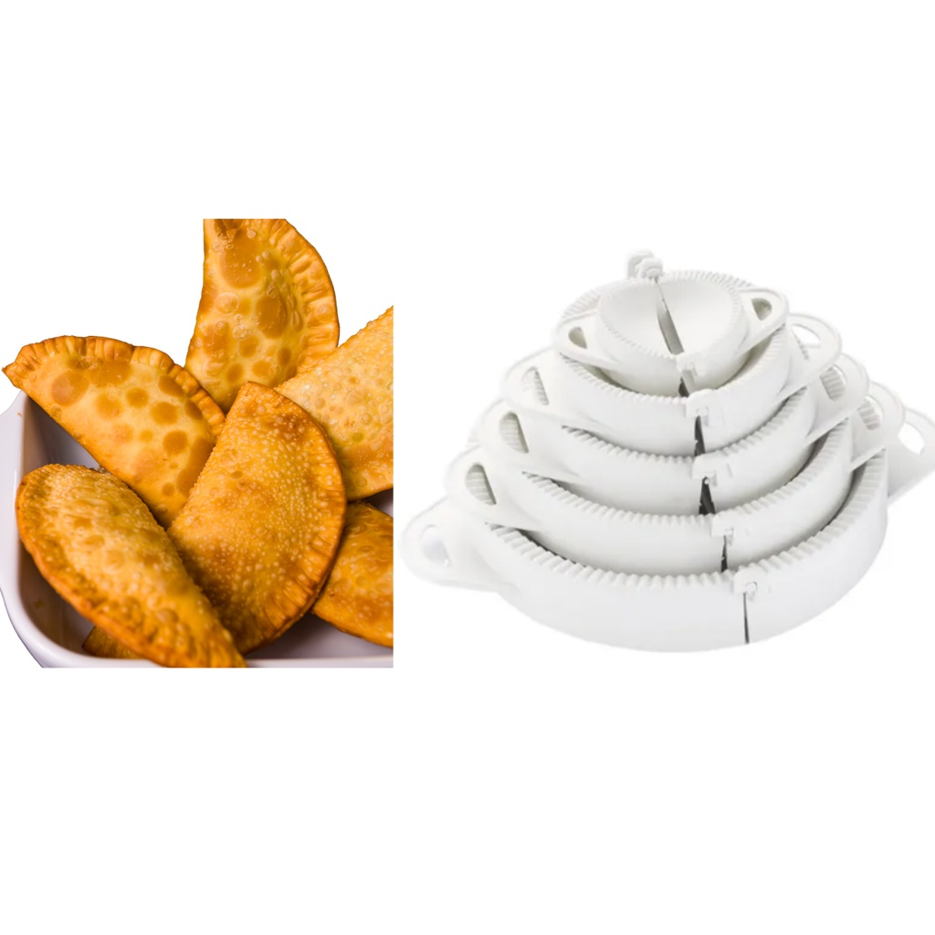 Conjunto Kit 5 Tamanhos Forma Molde Pastel Salgados Risole | Shopee Brasil