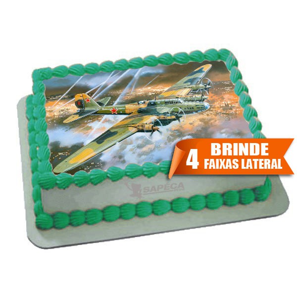 Papel rroz Avião Combate Exercito 20x30cm | Shopee Brasil