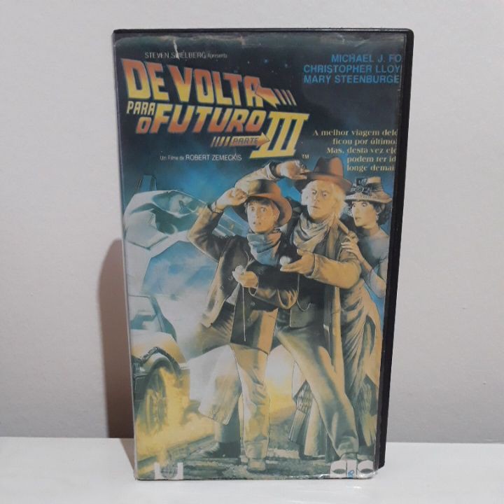 VHS De Volta para o Futuro Parte III (Legendado). | Shopee Brasil