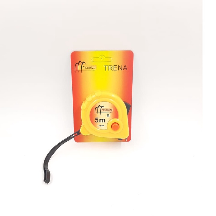 Trena Aço 25mm 5 Metros Emborrachada Trava Imã | Shopee Brasil