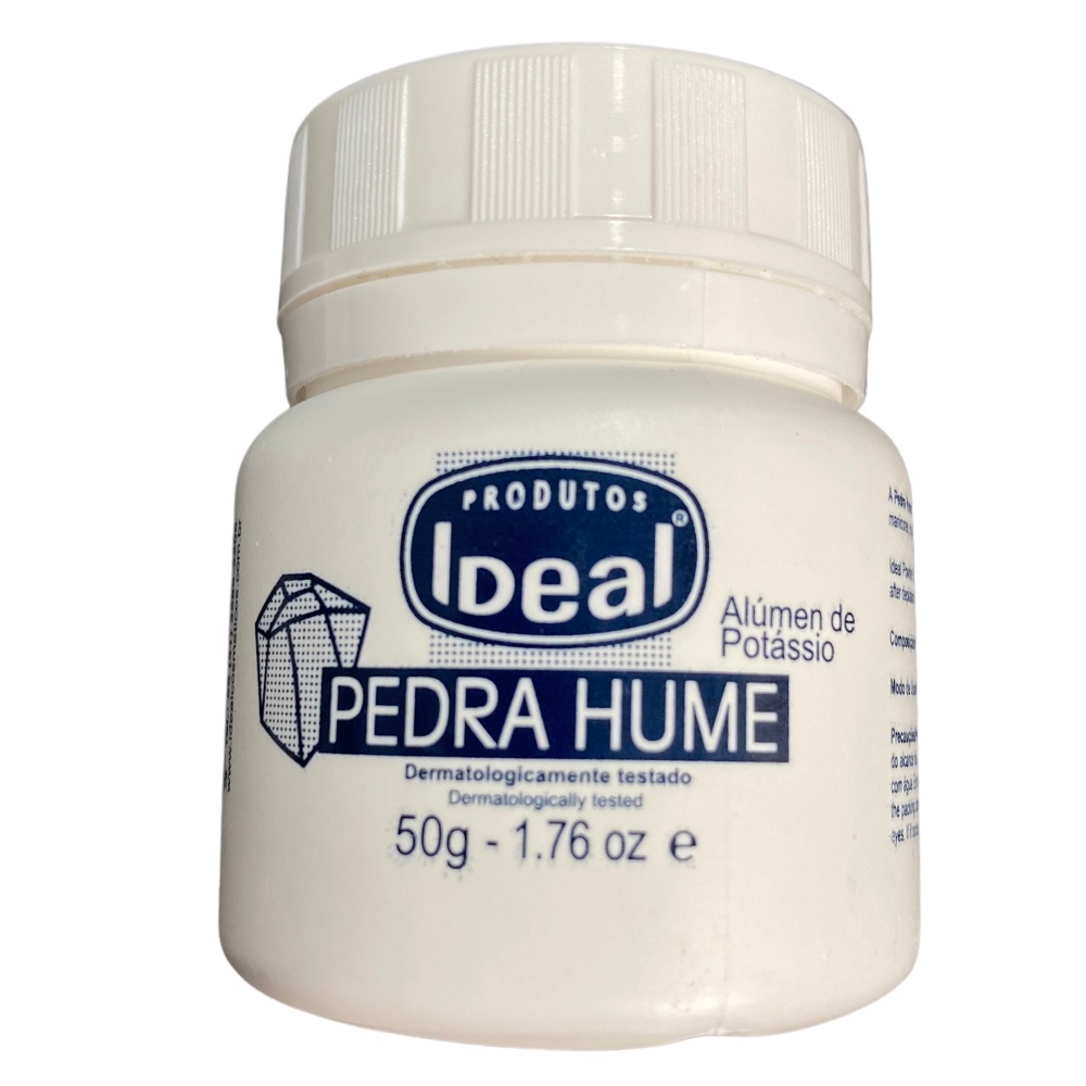 Pedra Hume Ideal Pote 50 gramas | Shopee Brasil