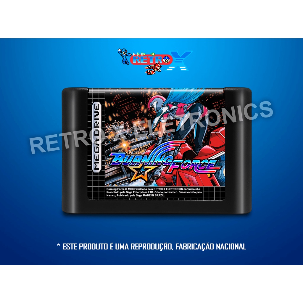Burning Force - CARTUCHO MEGA DRIVE | Shopee Brasil