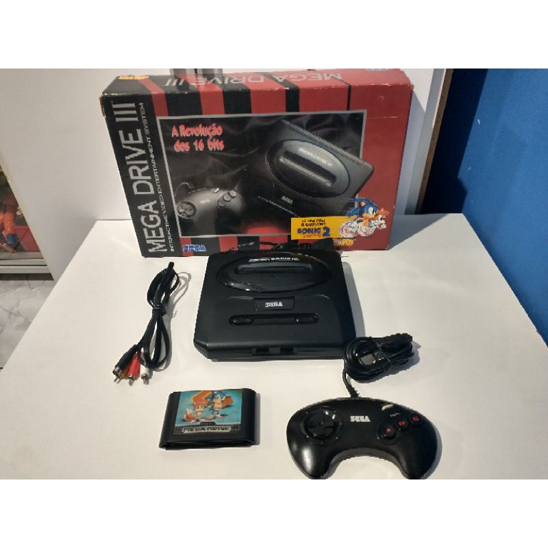 Vídeo Game Mega Drive 3 na Caixa | Shopee Brasil