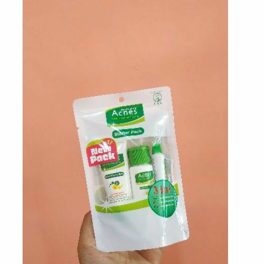 Starter Pack Acnes (pacote De Tratamento Acne) | Shopee Brasil
