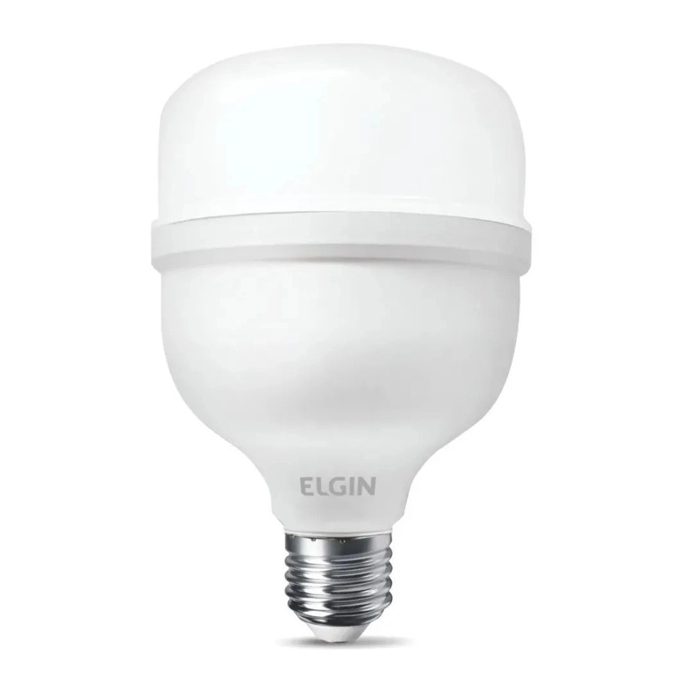 Lâmpada Super Bulbo Alta Potência Led 30w Branco Frio 6500k Bivolt Elgin | Shopee Brasil