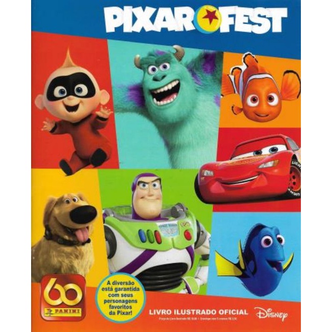 Figurinhas Álbum Pixar Fest Panini | Shopee Brasil