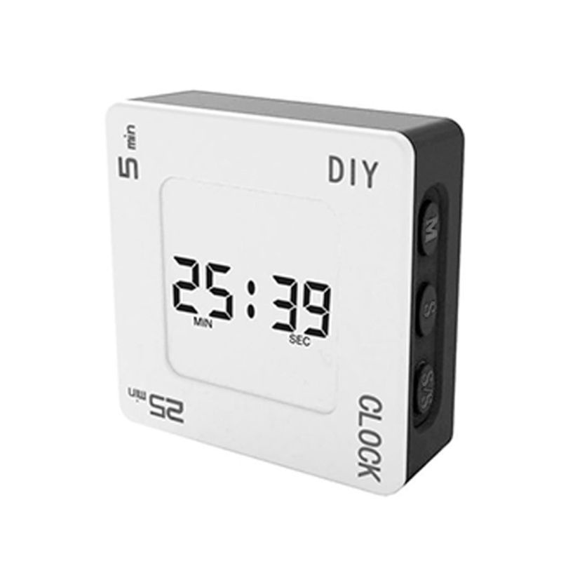 DRE Multifunctional DIY Time Management Pomodoro Timer Creative Square ...