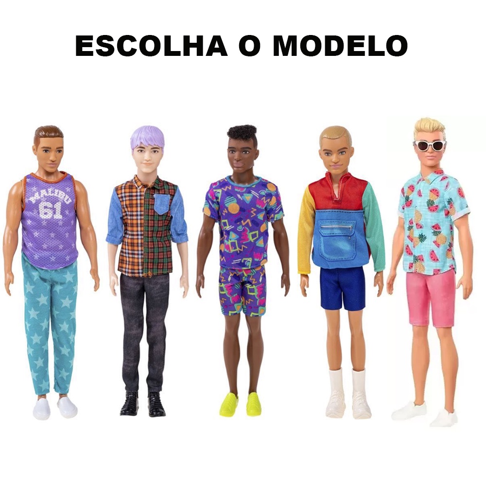 Barbie Boneco Ken - Mattel (Escolha o Modelo) | Shopee Brasil