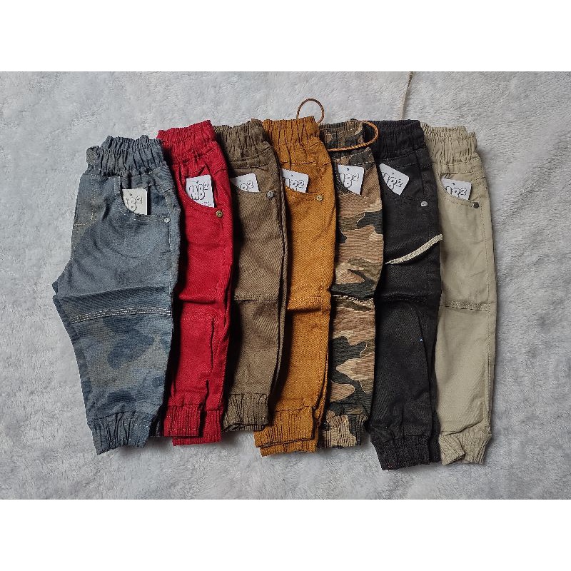 kit 2 calças JOGGER INFANTIL PMG VESTE ATÉ 5 ANOS | Shopee Brasil