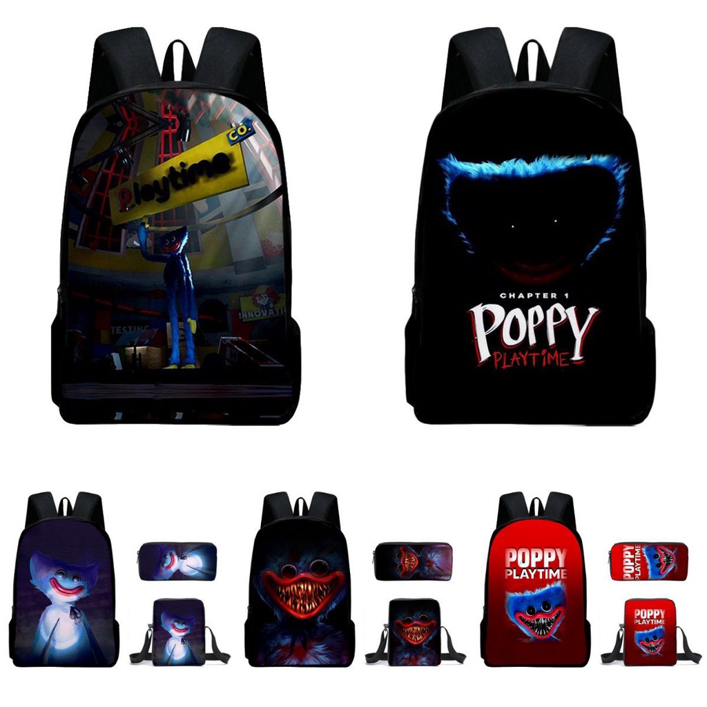 Mochila Escolar De Poppy Playtime Huggy Wuggy Kissy Missy Back To ...