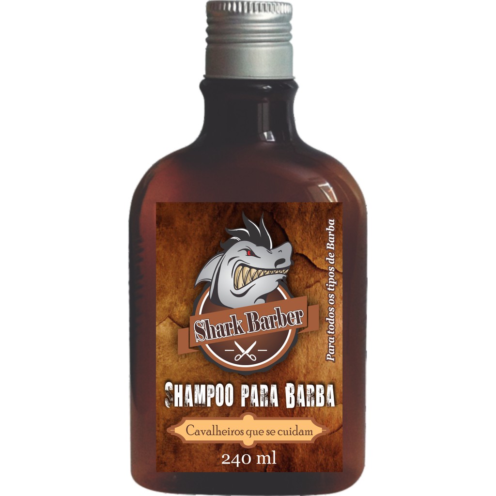 Shampoo Para Barba Shark Barber 240ML | Shopee Brasil